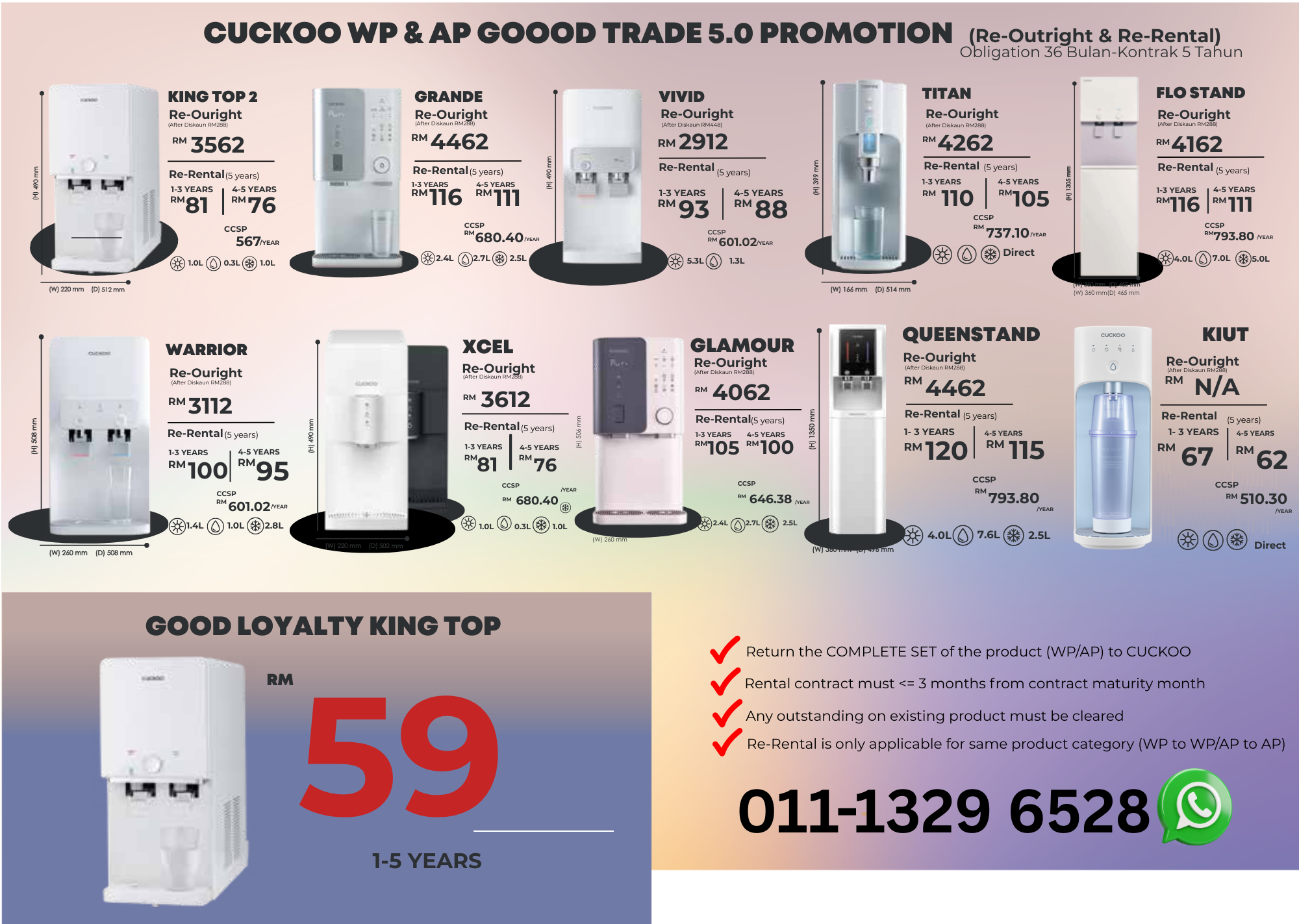 CUCKOO TRADE IN PRODUK | GUNA YANG BARU LEBIH JIMAT